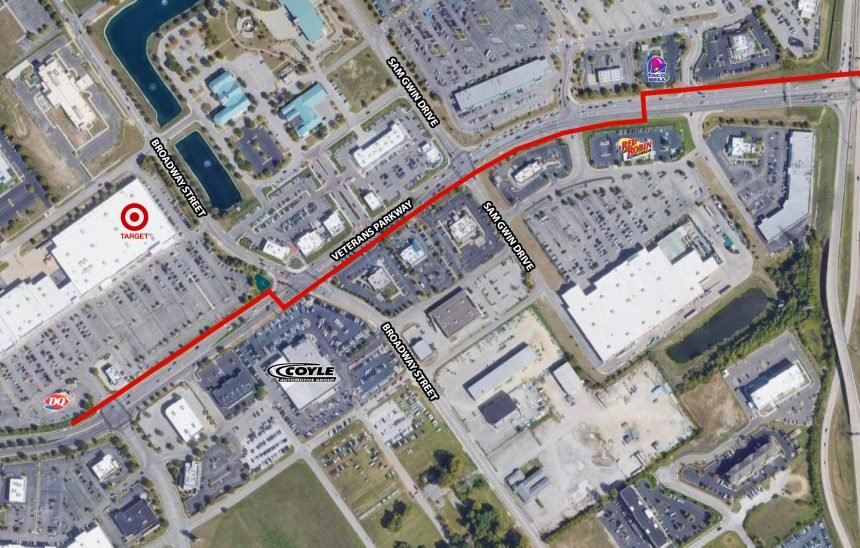 Indiana American Water Announces Construction Along Veterans Parkway ...